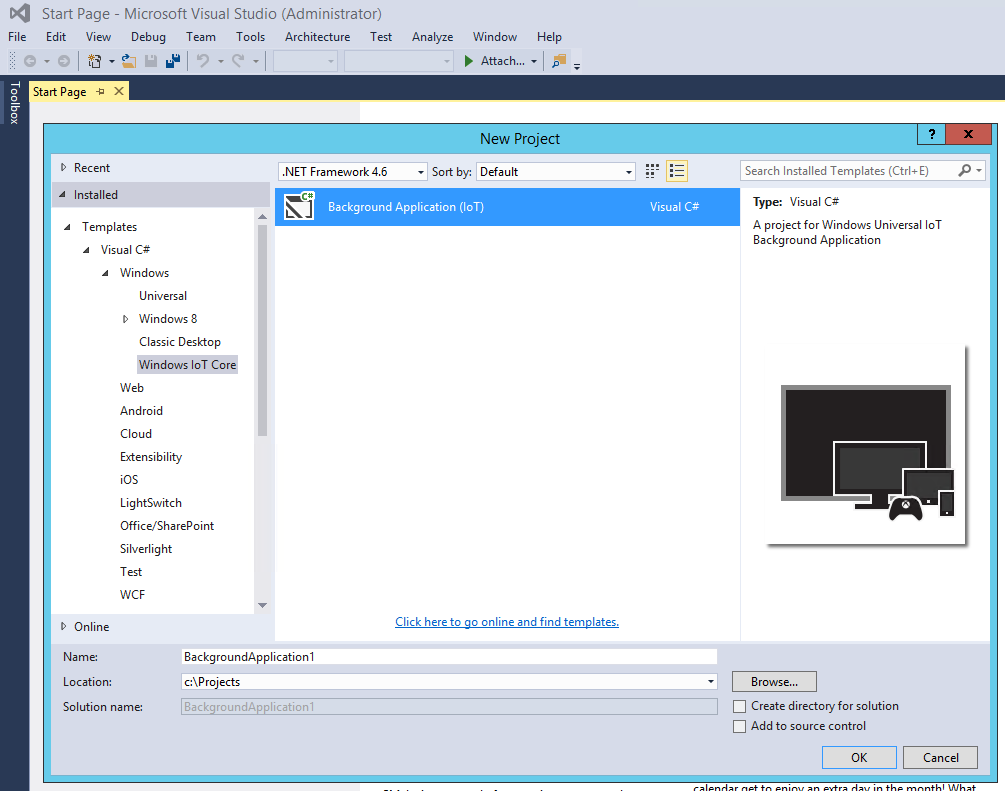 Getting started with a Windows 10 IoT Background Application on the Raspberry Pi 3. – Hopefully ...